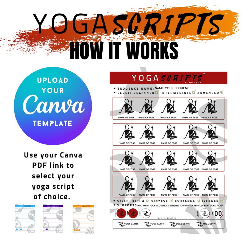 Yoga Scripts Core Script Template Pack the Yoga Sequence Class Planner ...