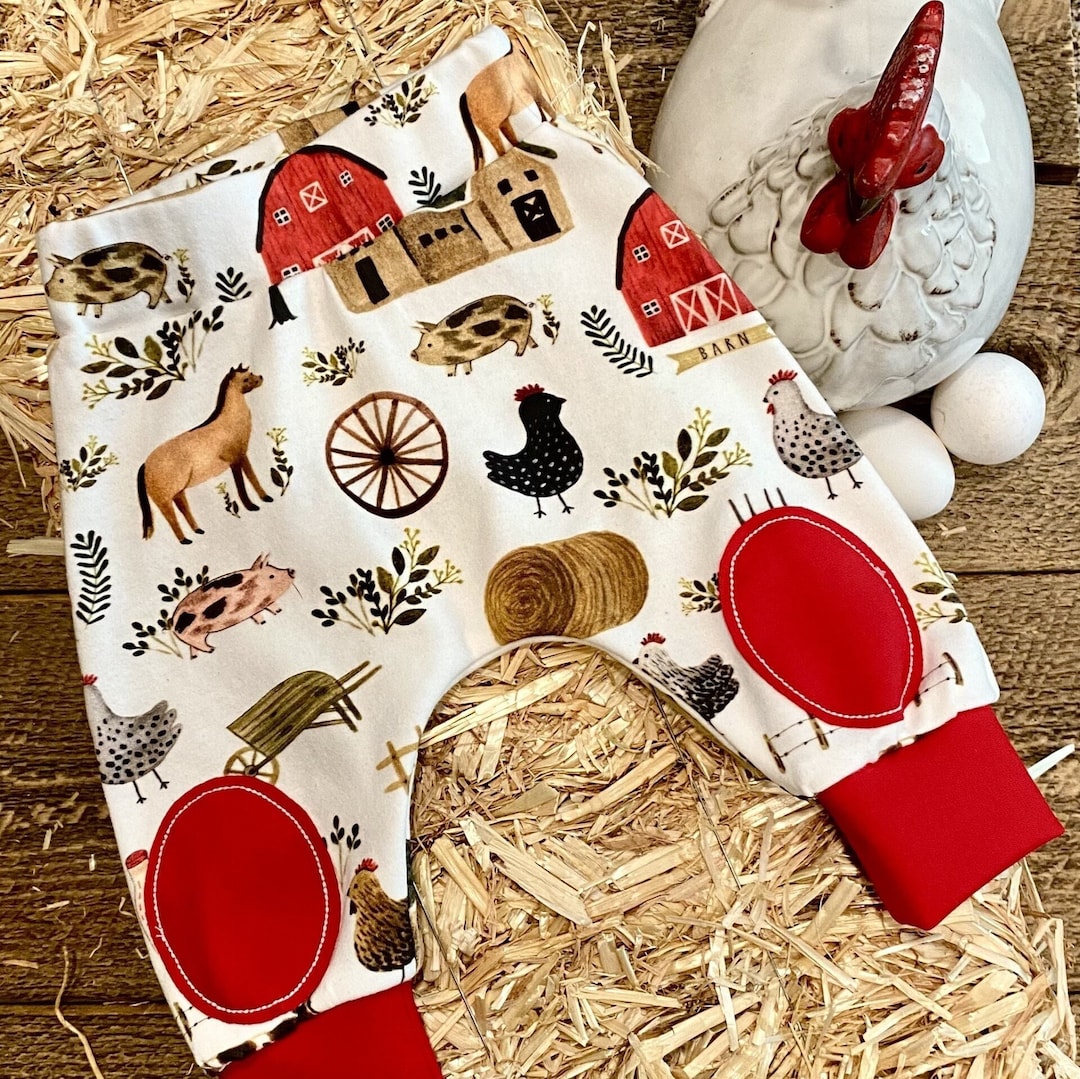 Baby Farm Leggings Farm Animal Leggings Farm Kids Pants - Etsy