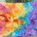 Rainbow Cuddle: Ice-dyed Blanket - Etsy