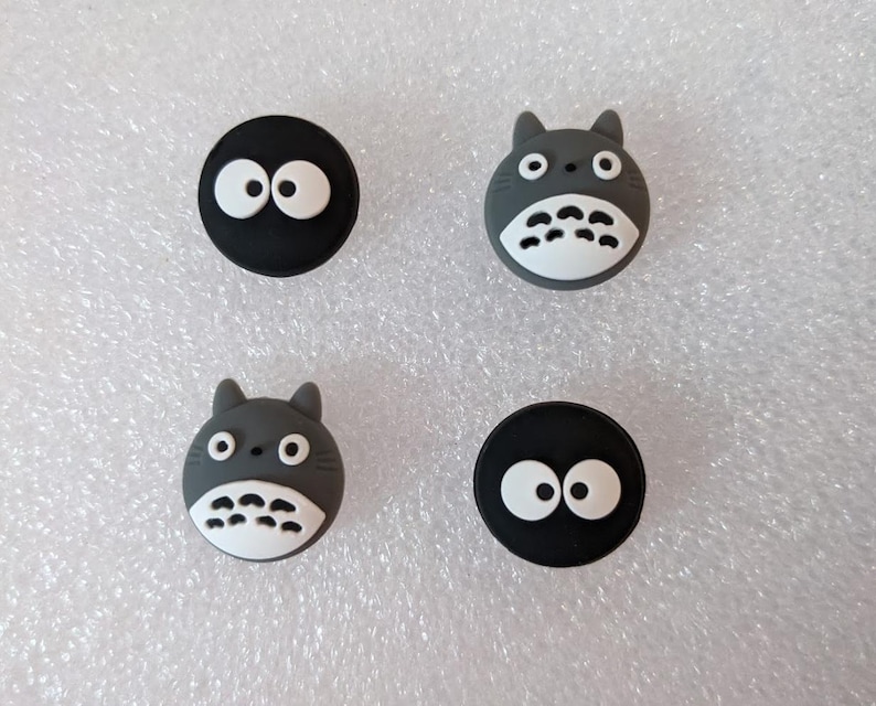 Nintendo Switch Joy-con Thumb Grips: Totoro, Soot Sprites, No Face - Etsy