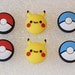 Pokemon Pokeball Pikachu Thumb Grips - Nintendo Switch Joy Con ...