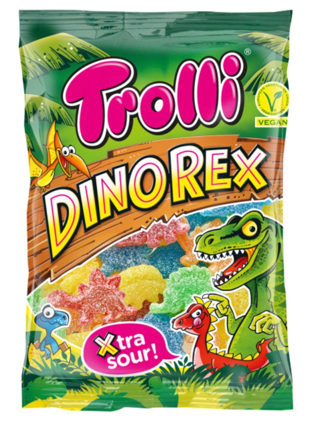 Trolli Dino Rex Sour Pick 'n' Mix Sweets - Available in Range of Pouch ...