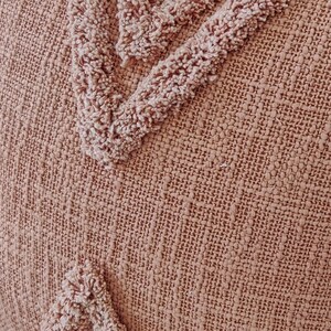 Blush Pink Pillow Cover Tufted Textured Pillow Cover Decorative Throw ...