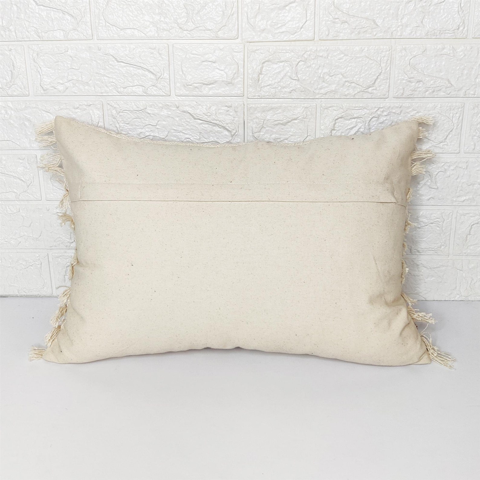 Applique Hand Embroidery Natural White & Chocolate Brown Raw - Etsy