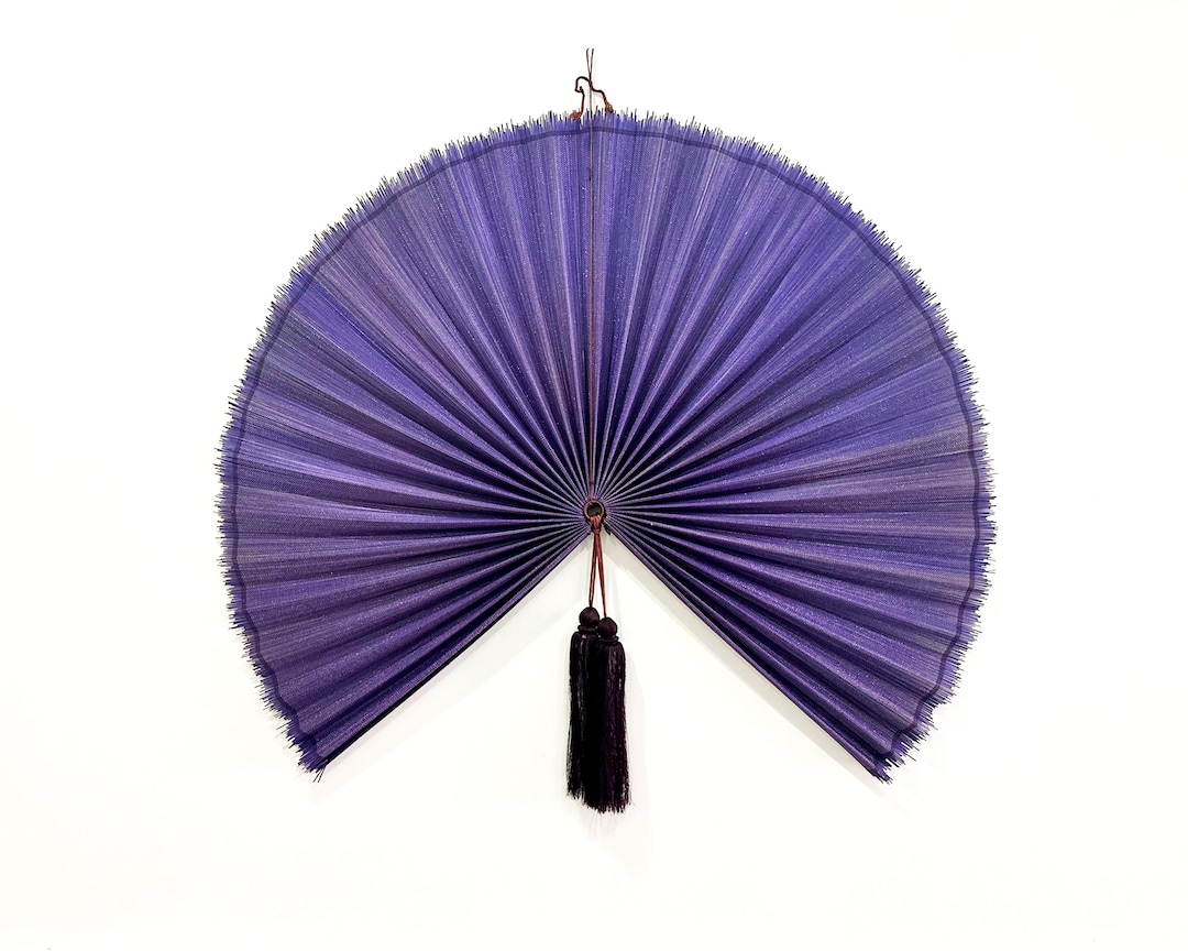 Wall Fan Decor, Bamboo Decorative Fans, Handcrafted Bamboo Fans, Boho ...