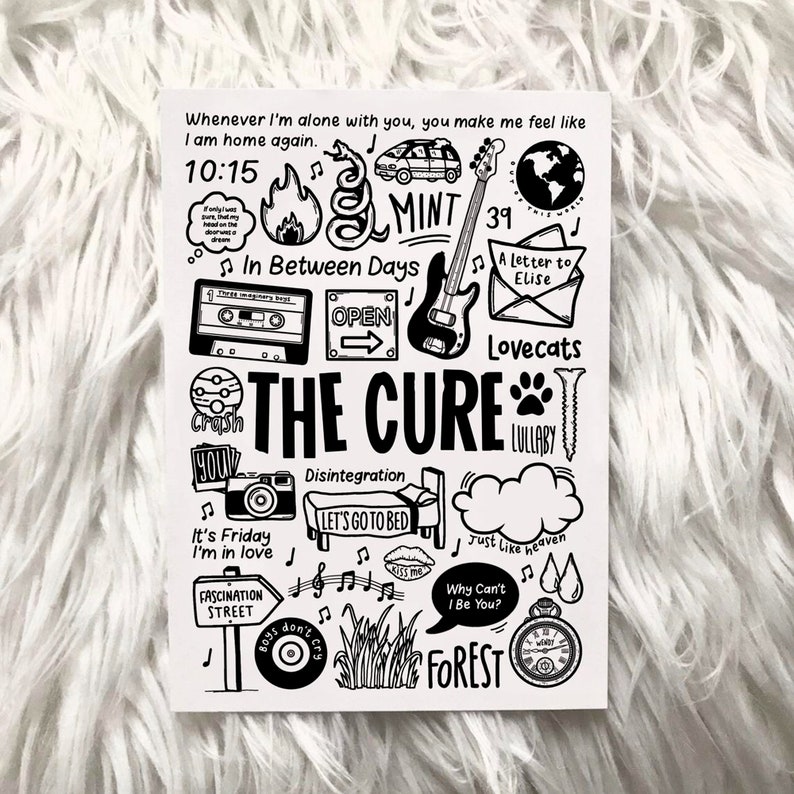 The Cure the Cure SVG the Cure Drawing Svg the Cure Print - Etsy