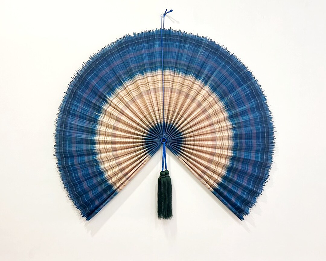 Wall Fan Decor, Bamboo Decorative Fans, Handcrafted Bamboo Fan, Boho ...