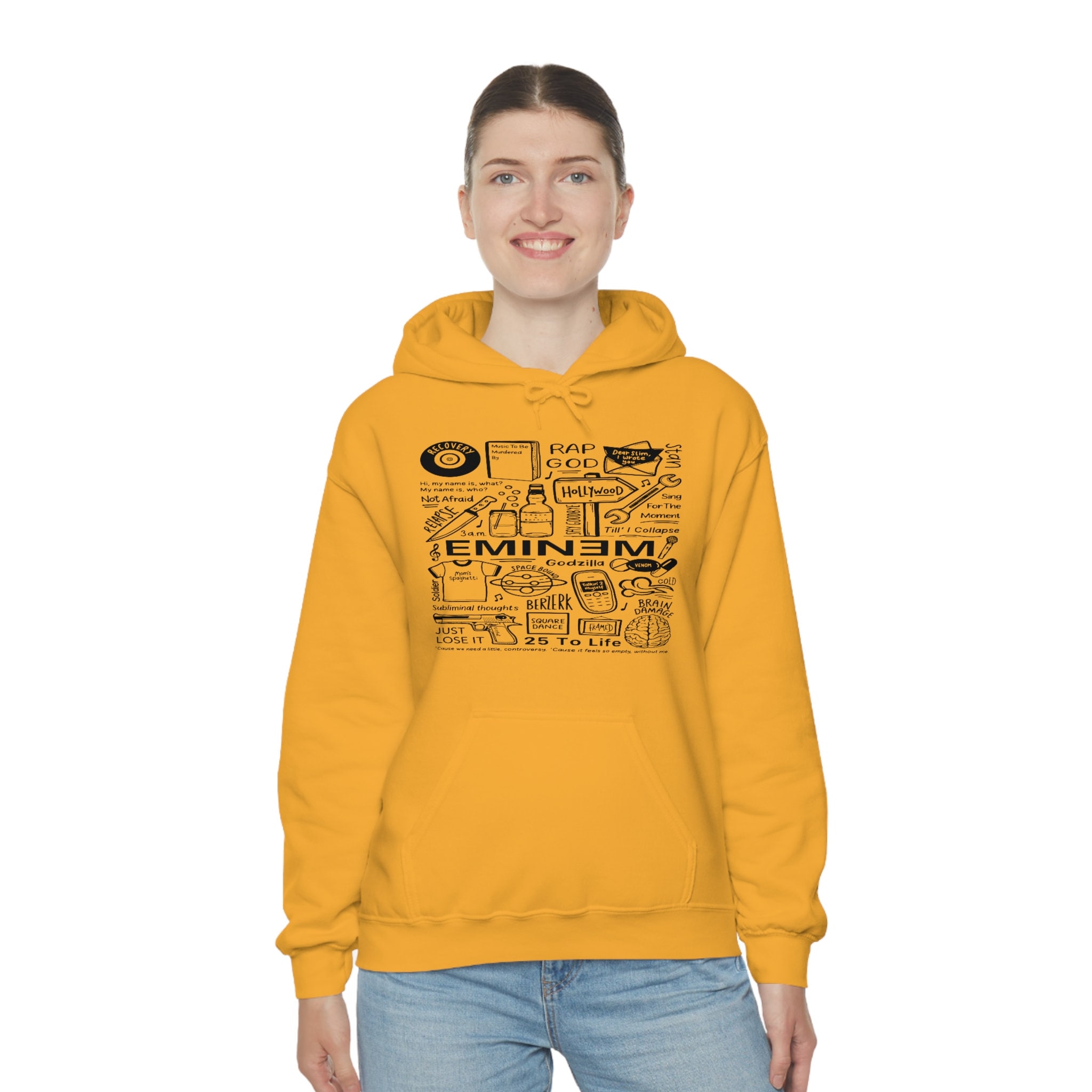 Eminem Unisex Hoodie, Eminem Rapper Hoodies Designed & Sold By FruitfuLife