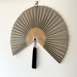 Wall Fan Decor, Bamboo Decorative Fans, Handcrafted Bamboo Fan, Boho ...