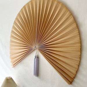 Wall Fan Decor, Bamboo Decorative Fans, Handcrafted Bamboo Fan, Boho ...