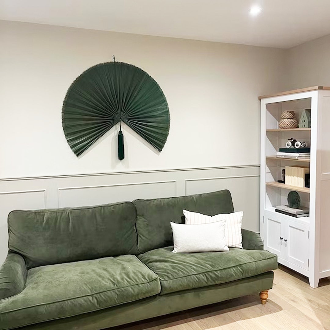 Wall Fan Decor, Bamboo Decorative Fans, Handcrafted Bamboo Fan, Boho ...