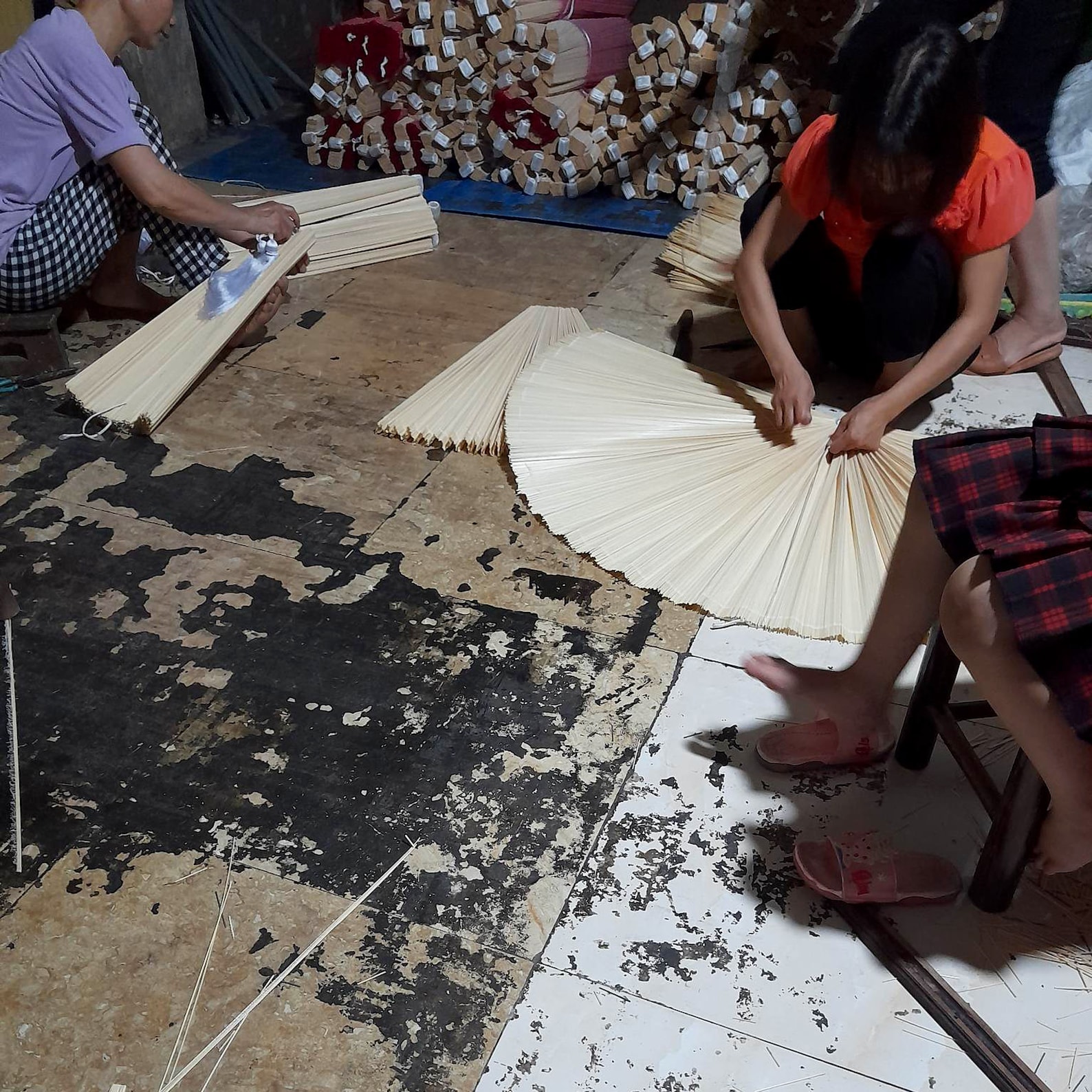 Wall Fan Decor, Bamboo Decorative Fans, Handcrafted Bamboo Fan, Boho ...