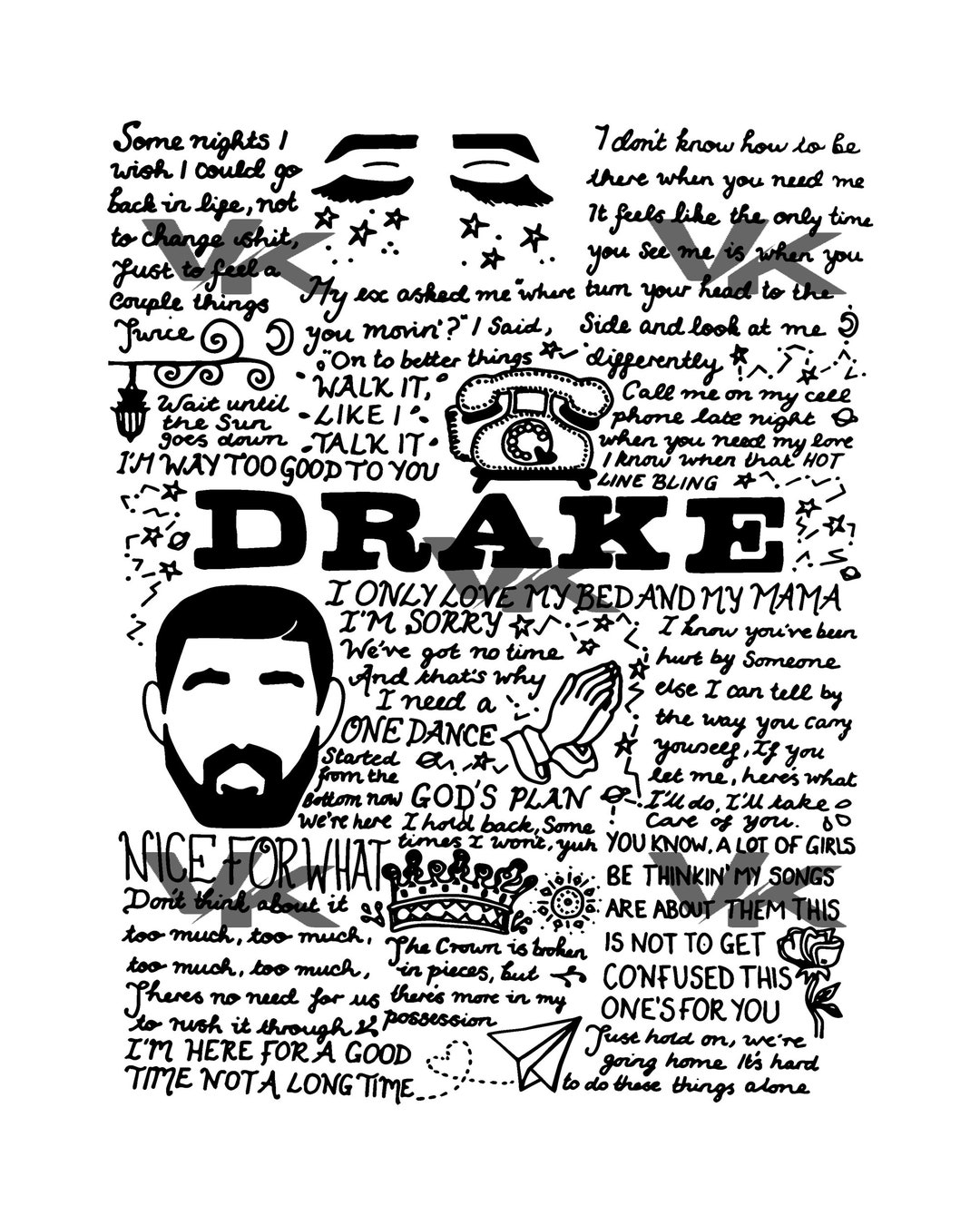 Drake Drake SVG Drake Drawing Svg Drake Print Drake Png - Etsy