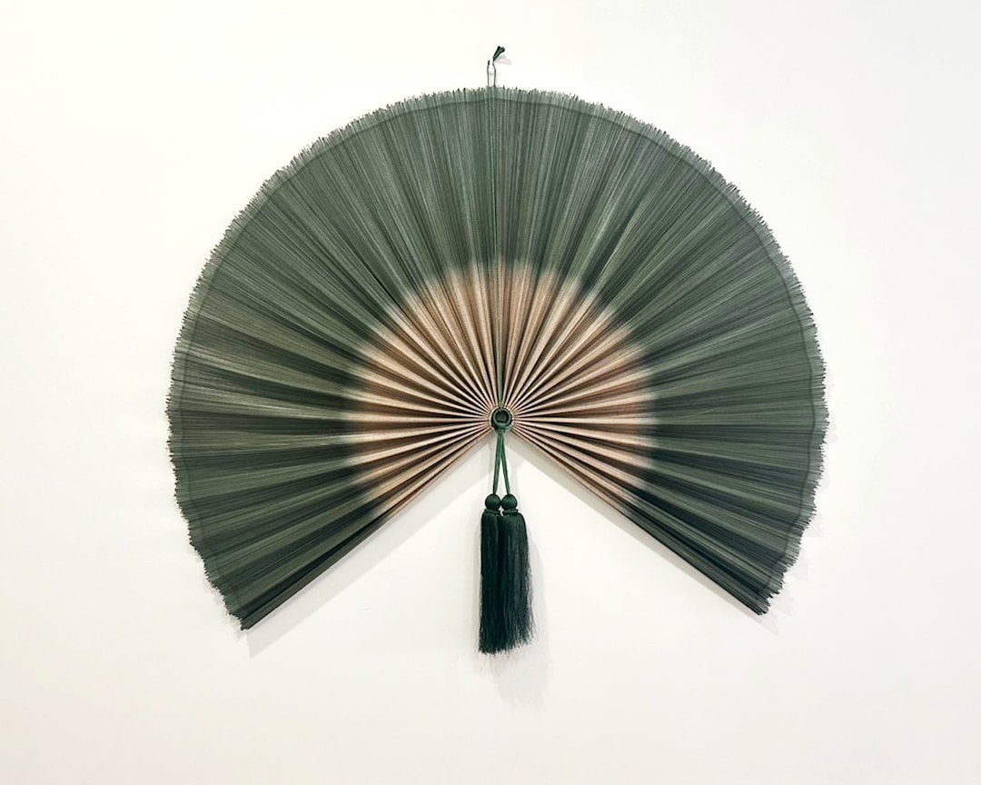 Wall Fan Decor, Bamboo Decorative Fans, Handcrafted Bamboo Fan, Boho ...