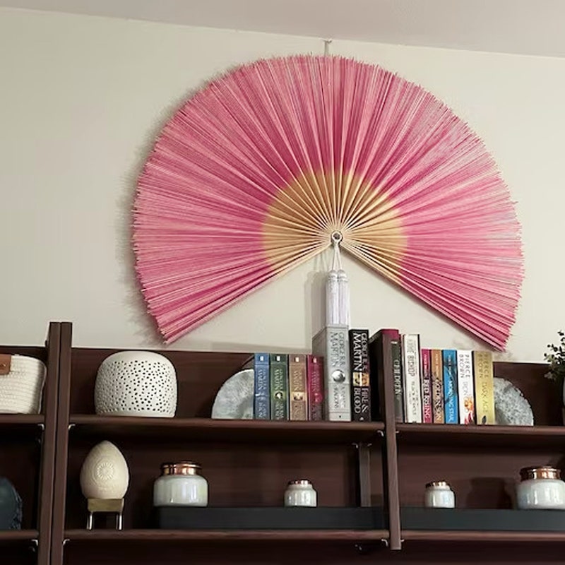 Japanese Decorative Fan - Etsy