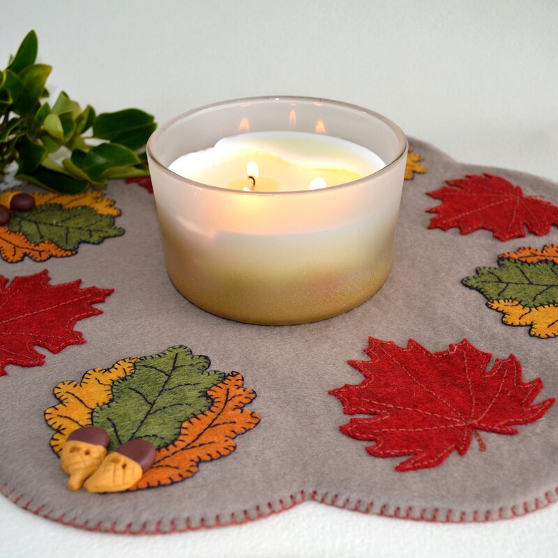 Wool Candle Mat - Etsy