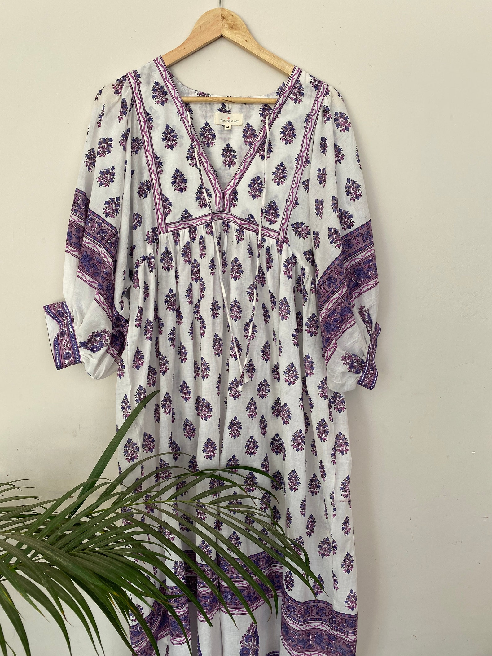 Hand Block Printed Dress Block Print Dress Summer Dress - Etsy