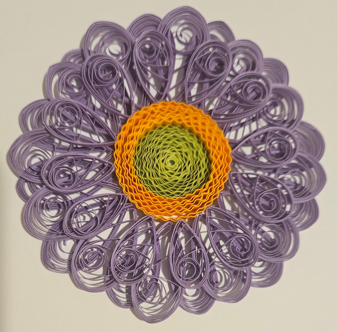 Gerber Daisy Wall Art, Framed Paper Quilling , Gift, Mother's Day ...