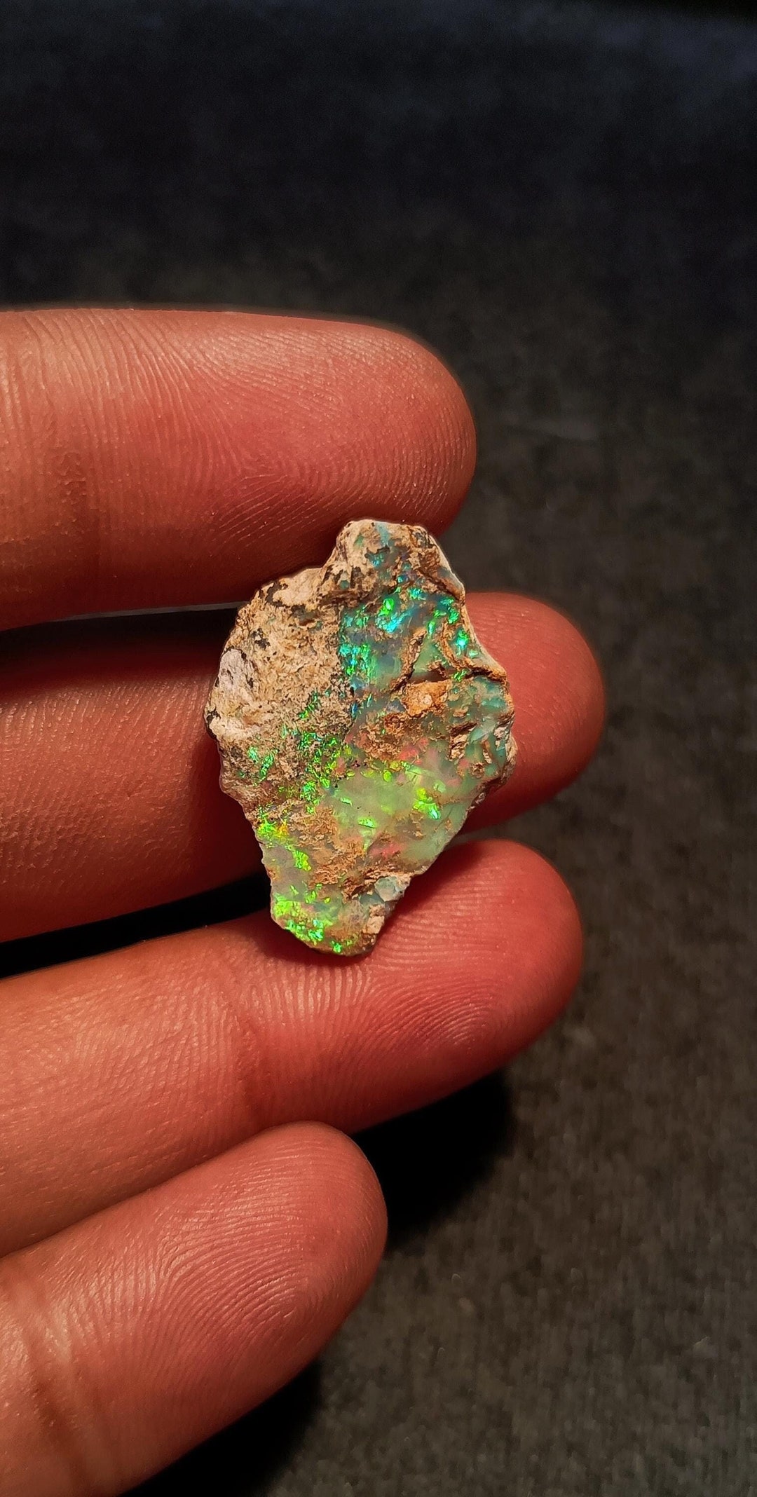 15.70 Ct Opal Rough, Uncut Ethiopian Opal Raw Stone, Metaphysical Crystal Opal Raw Material for ...