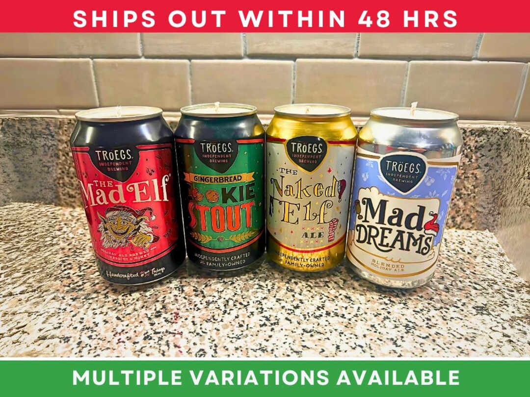 Troegs the Most Wonderful Beer of the Year Cans, Mad Elf Beer Can ...