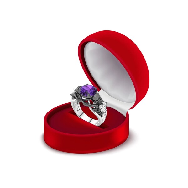 Gothic Engagement Ring - Etsy