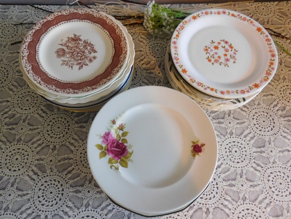Collectibles Collectible Plates Art & Collectibles Vintage Themed Wedding Fine English China Mix ...