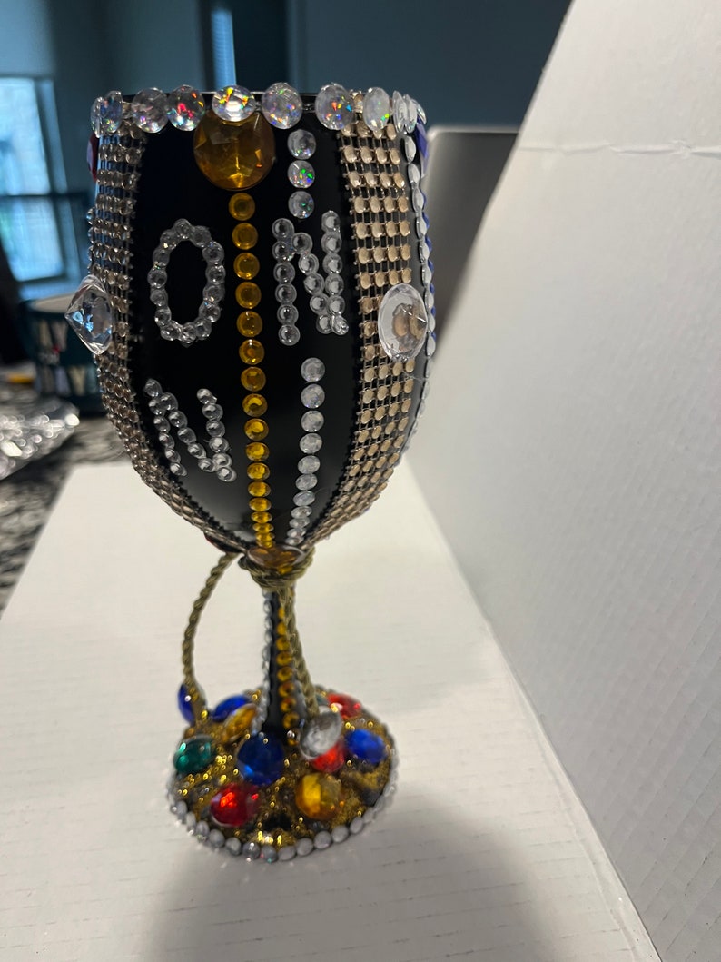 Made to Order Custom Bling Wine Glass/chalice/pimp Cup - Etsy