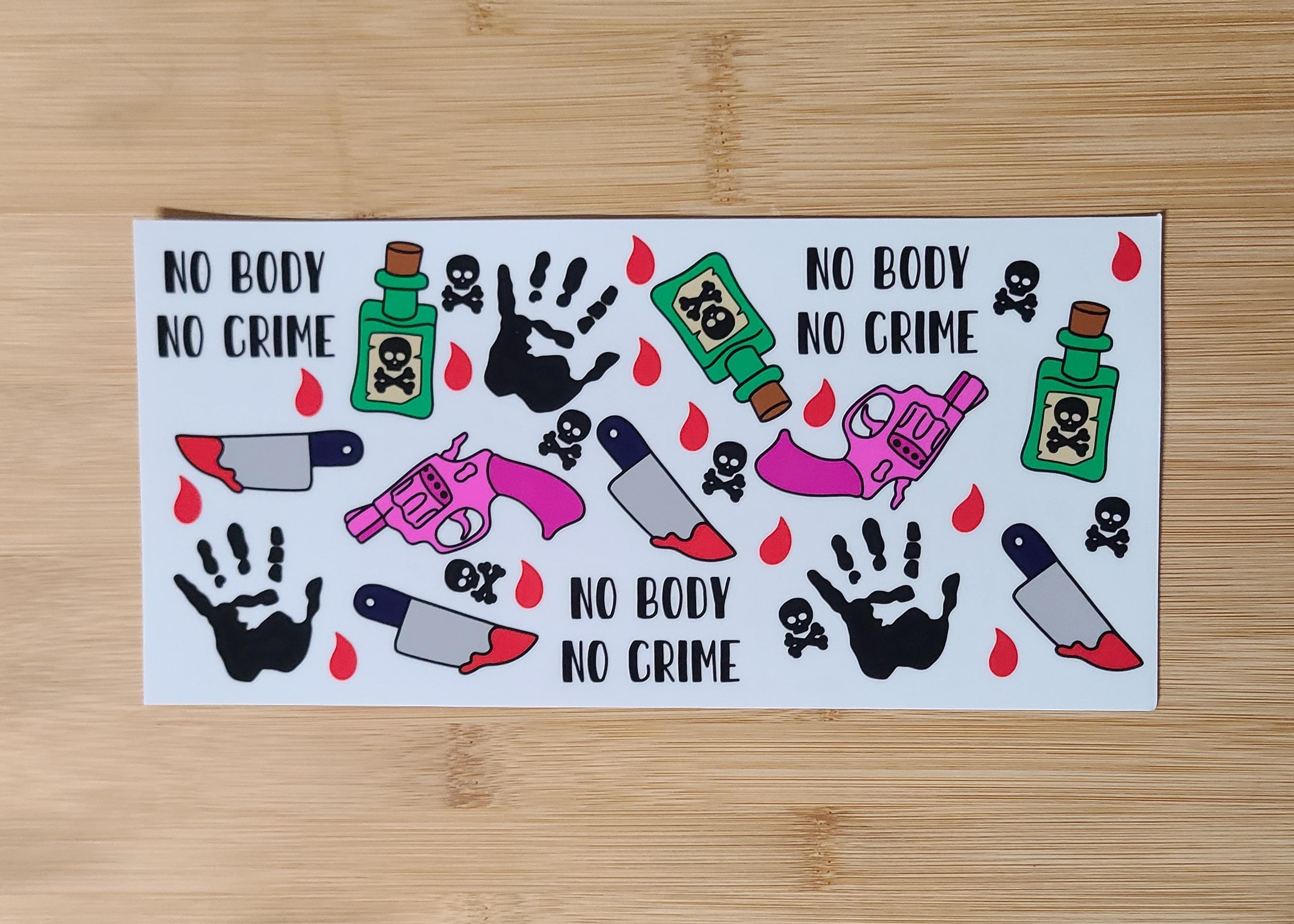 Pink True Crime Cup Wrap, UV DTF Cup Wrap,16 Oz Cup Wrap.ready to Apply ...