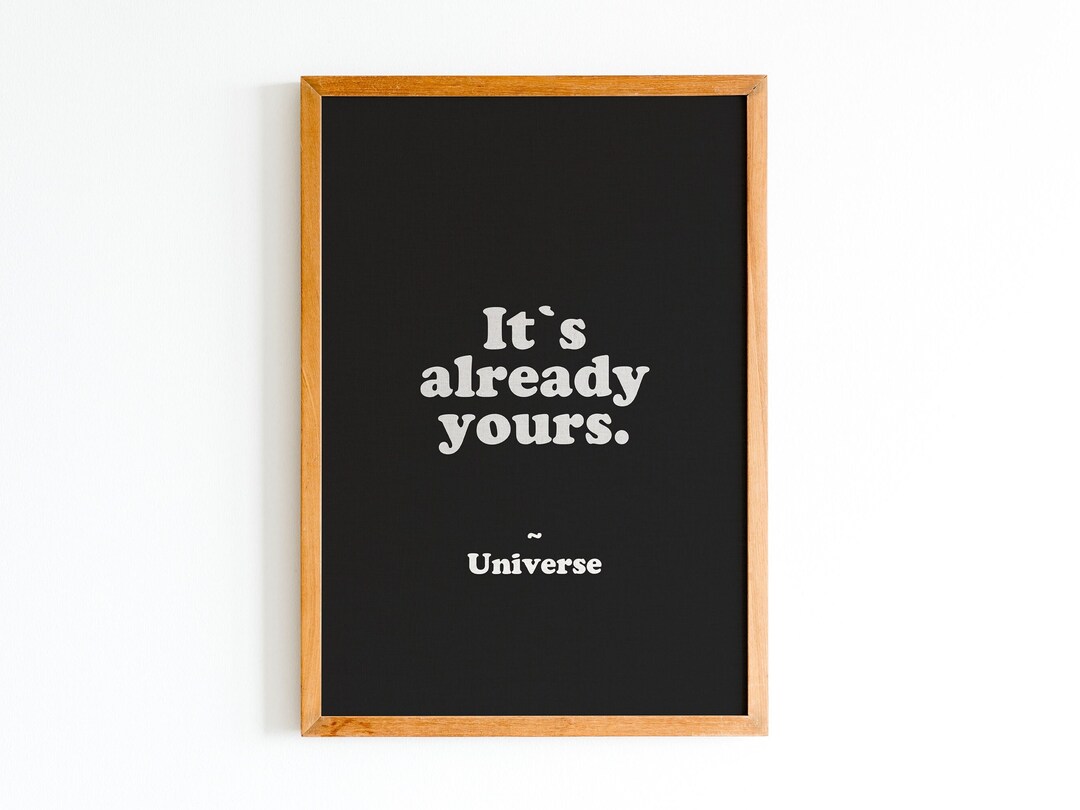 Black and White Printable Quote Wall Art Poster Print for Home Decor ...