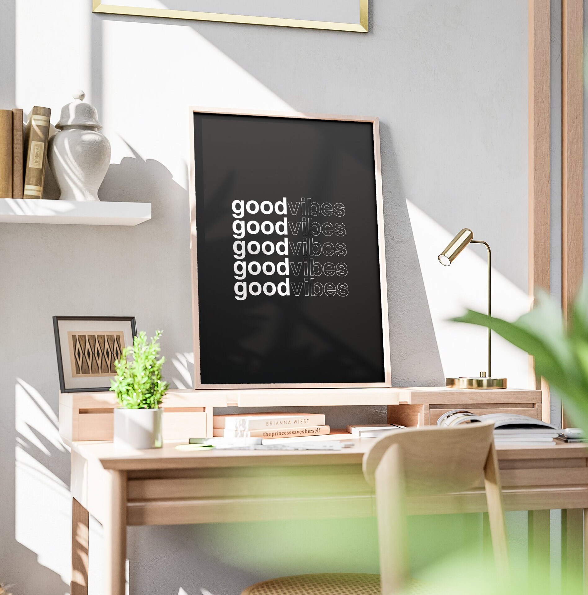 Black and White Printable Quote Wall Art Poster Print for Home Decor ...