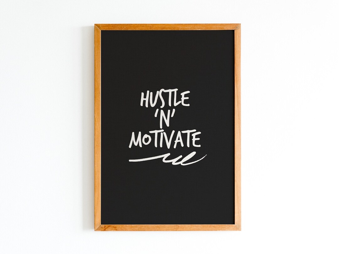 Black and White Printable Quote Wall Art Poster Print for Home Decor ...