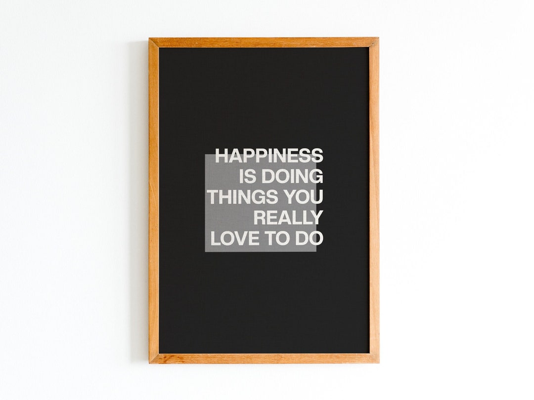 Black and White Printable Quote Wall Art Poster Print for Home Decor ...