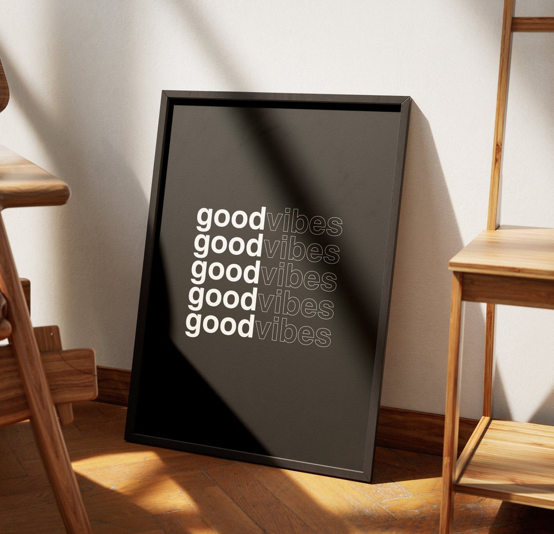 Black and White Printable Quote Wall Art Poster Print for Home Decor ...