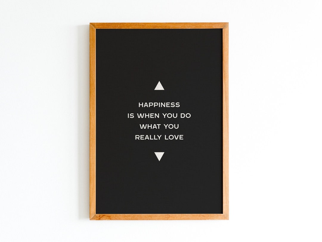 Black and White Printable Quote Wall Art Poster Print for Home Decor ...