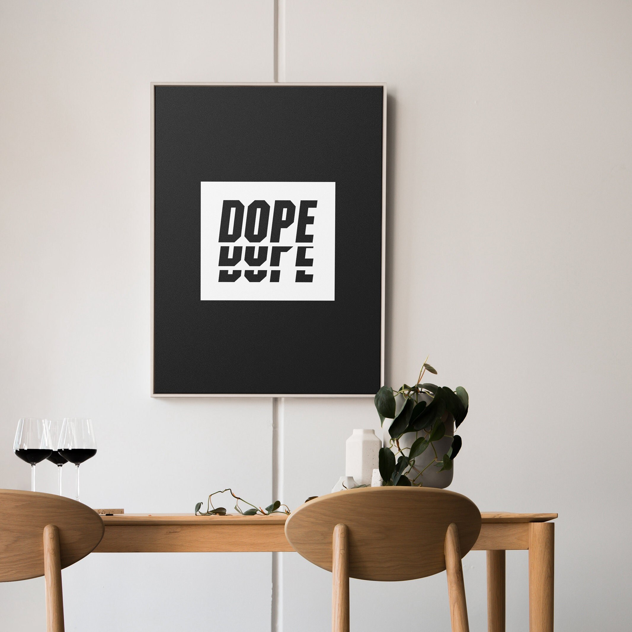 Black and White Printable Quote Wall Art Poster Print for Home Decor ...