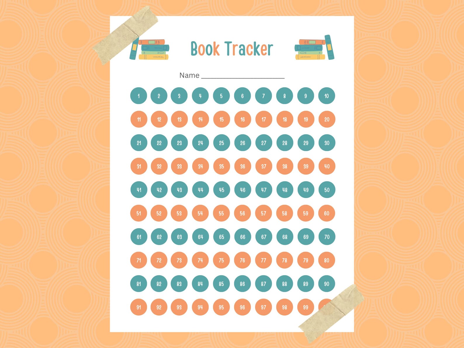 Printable Reading Log and Book Tracker - Etsy