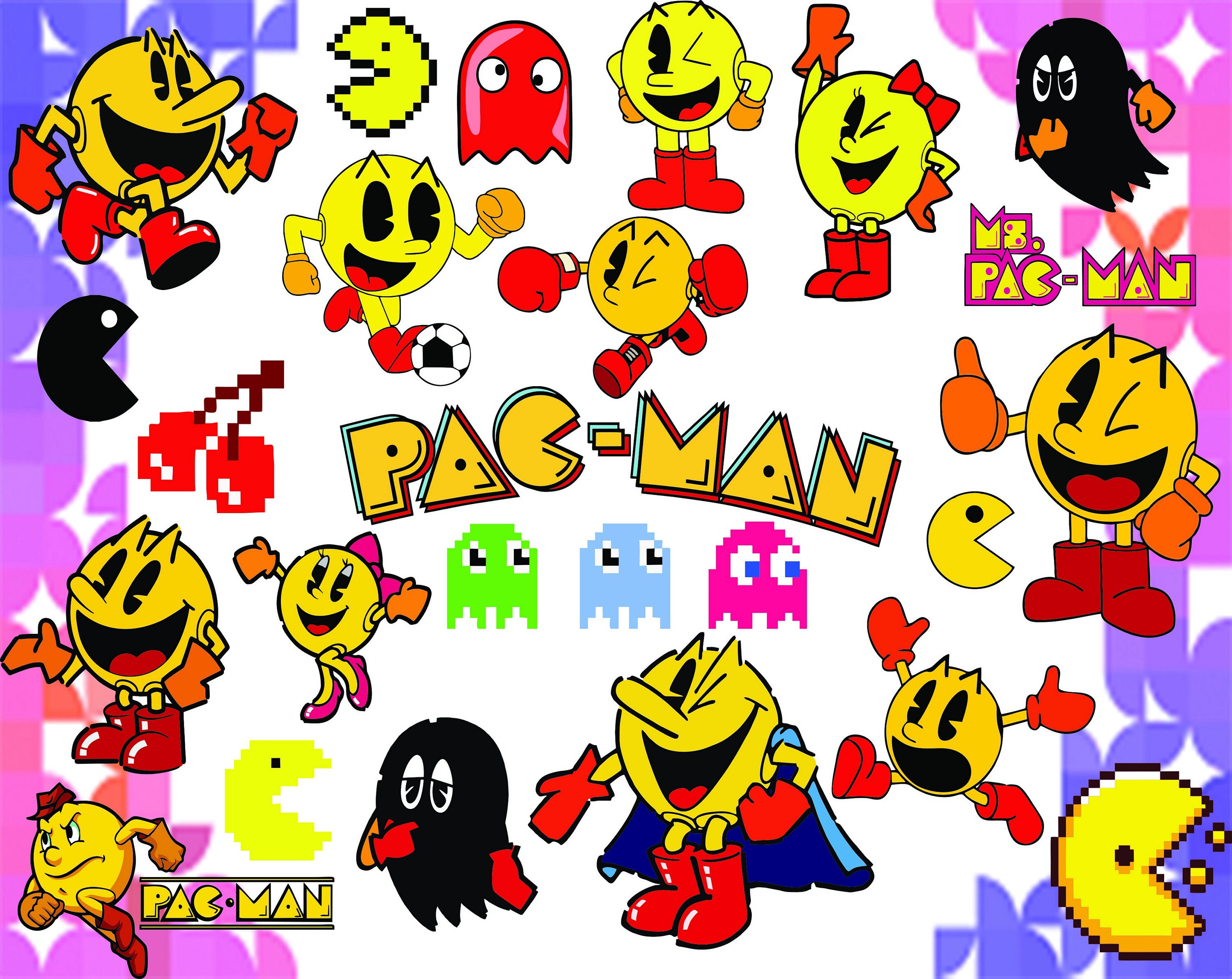 Pacman svg dxf png logotipo de Pacman circuito Pacman | Etsy