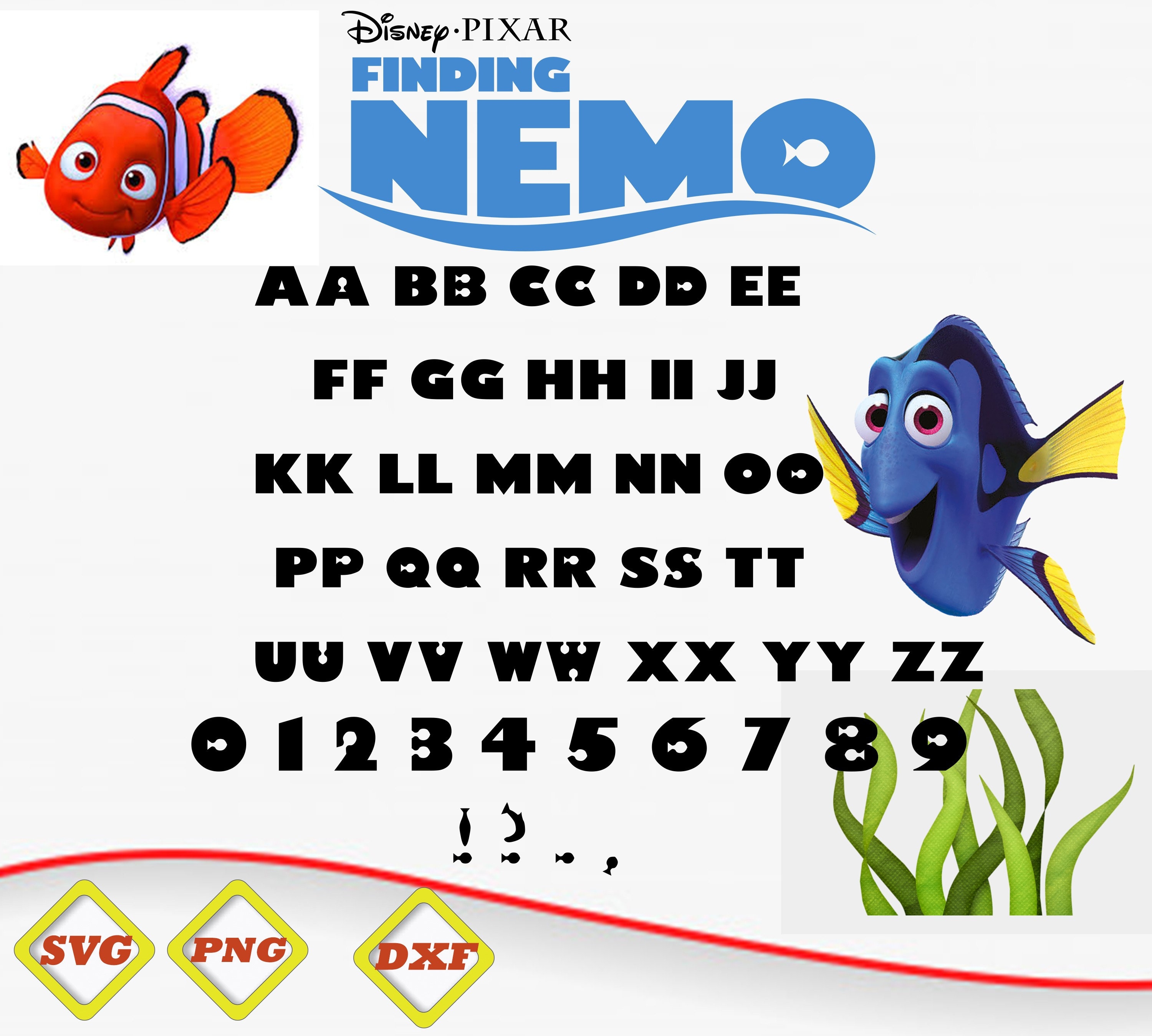 Finding nemo free font - workshopfity