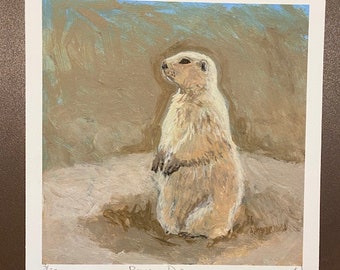 MINIATURE PRAIRIE DOG Plastic Animals Figures Figurines - Etsy