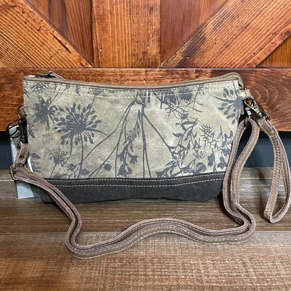 Dainty Delight Small Crossbody Purse Upcycled Canvas Bag - Etsy