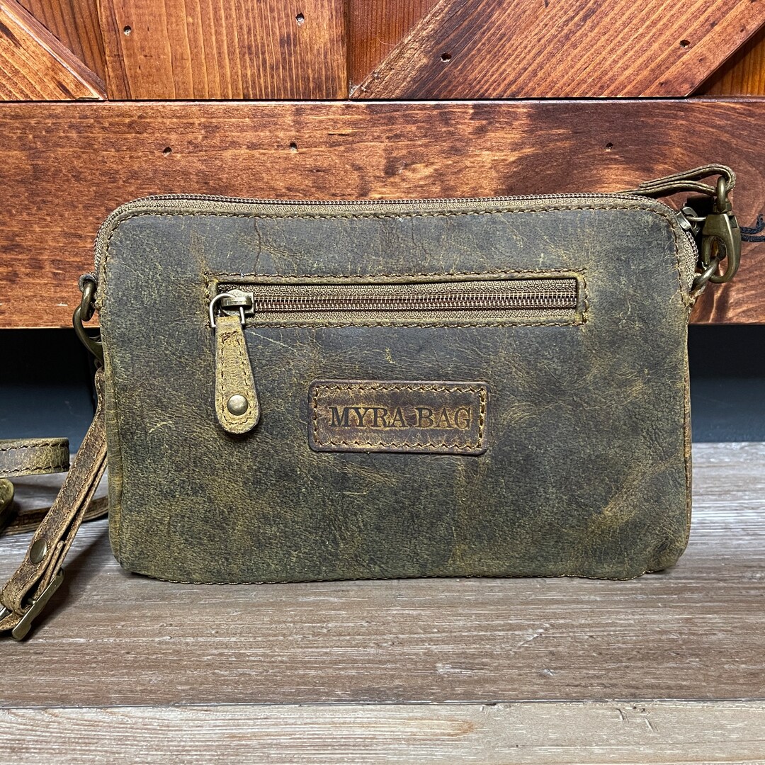 Myra Bag Montana Leather Small Crossbody Vintage Leather - Etsy