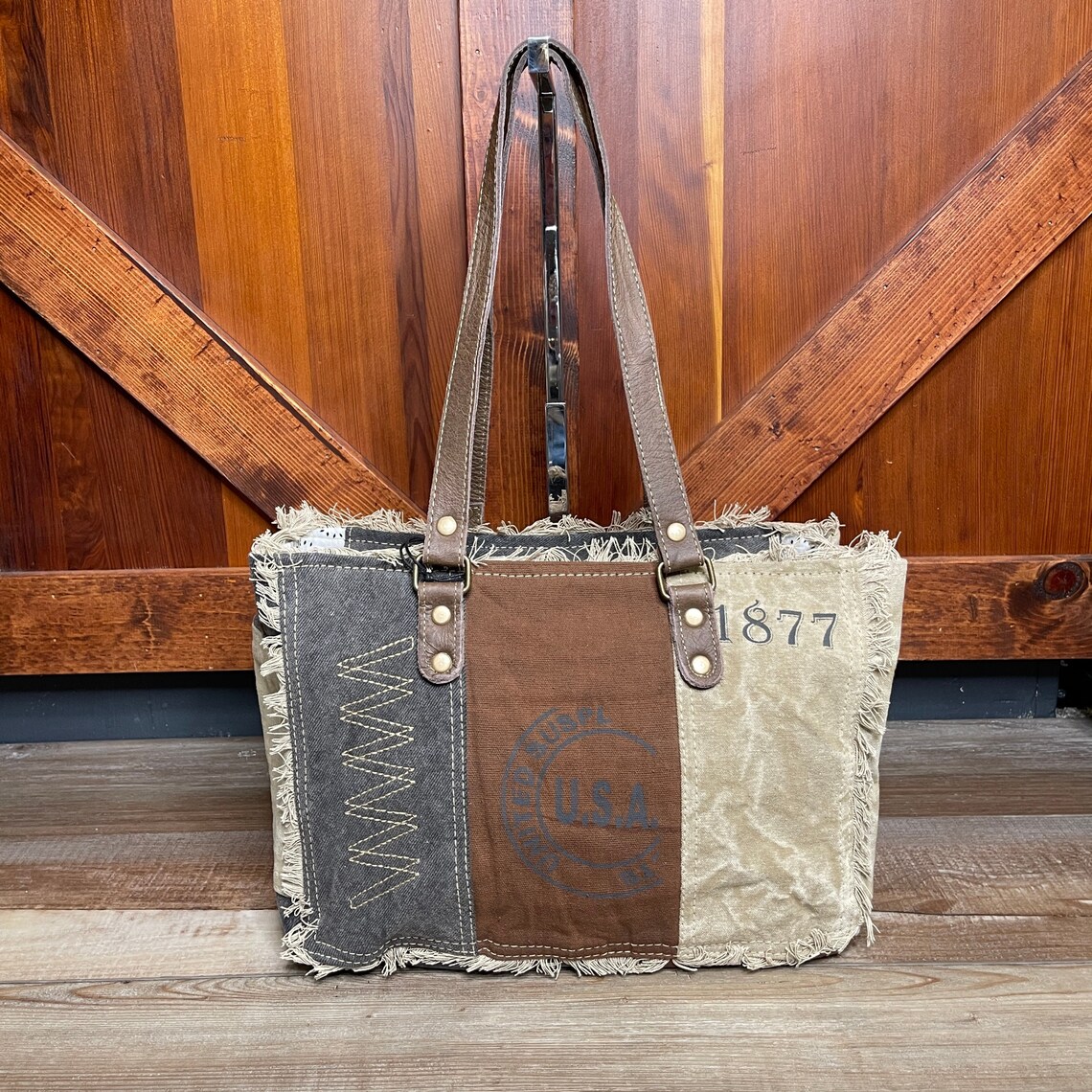 Resplendent Tote Upcycled Purse Handbag - Etsy