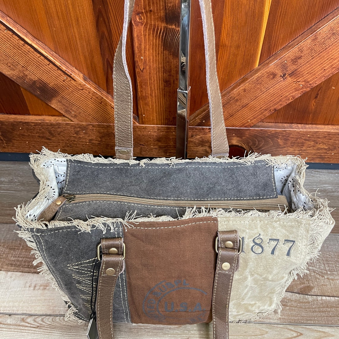 Resplendent Tote Upcycled Purse Handbag - Etsy