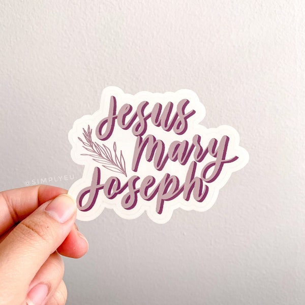 Jesus Mary Joseph - Etsy