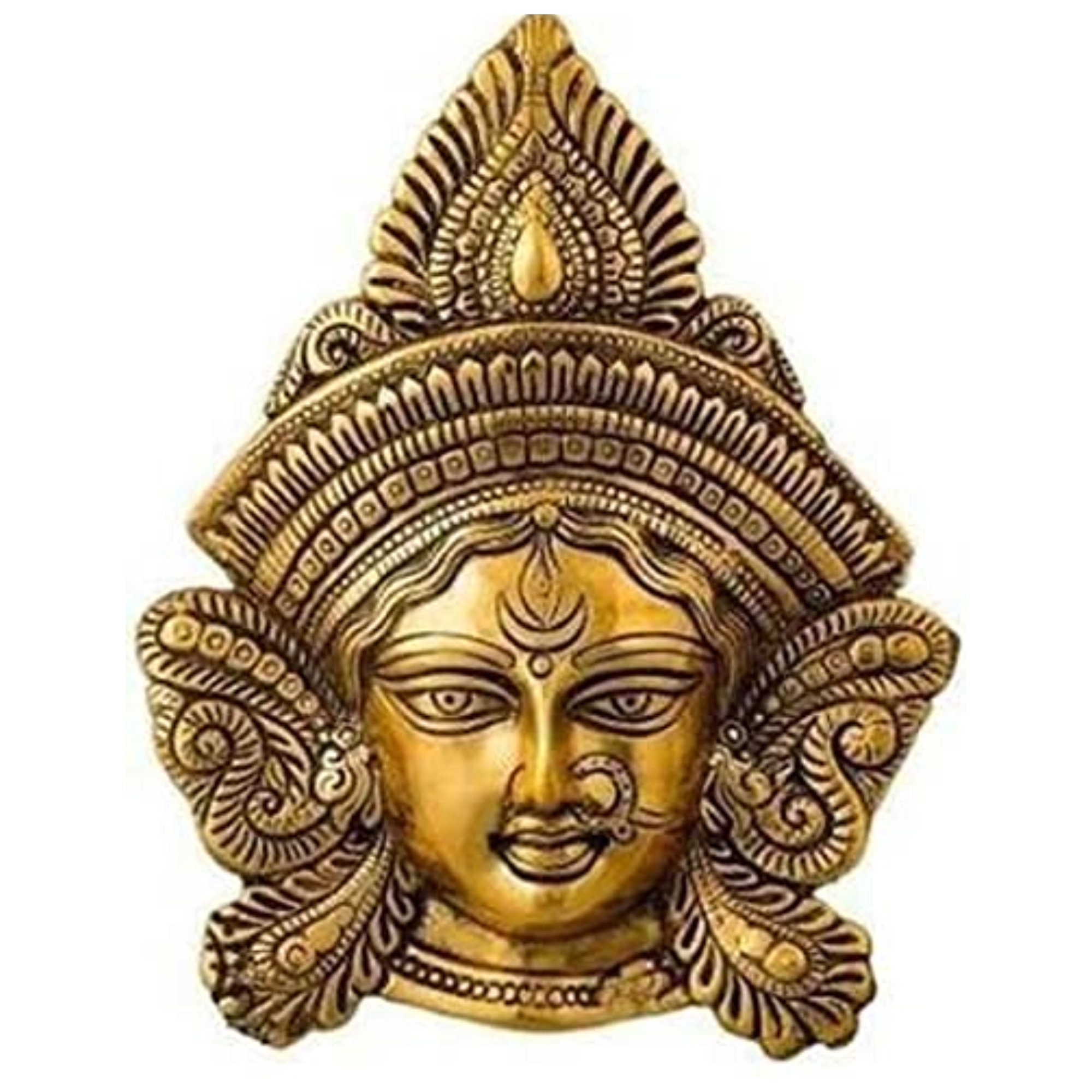 Durga Maa Face Sculpture Showpiece Wall Hanging Idol Statue - Etsy UK