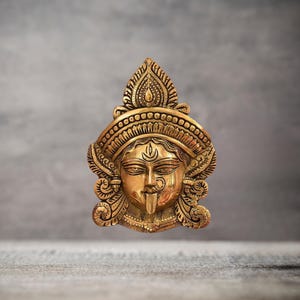 Durga Maa Face Sculpture Showpiece Wall Hanging Idol Statue - Etsy UK