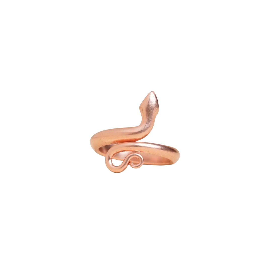 Snake Ring / Pure Copper Snake Ring - Etsy
