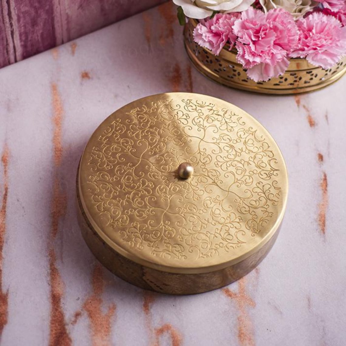 Handmade Spice Box With Spoon Masala Dabba Spices and - Etsy