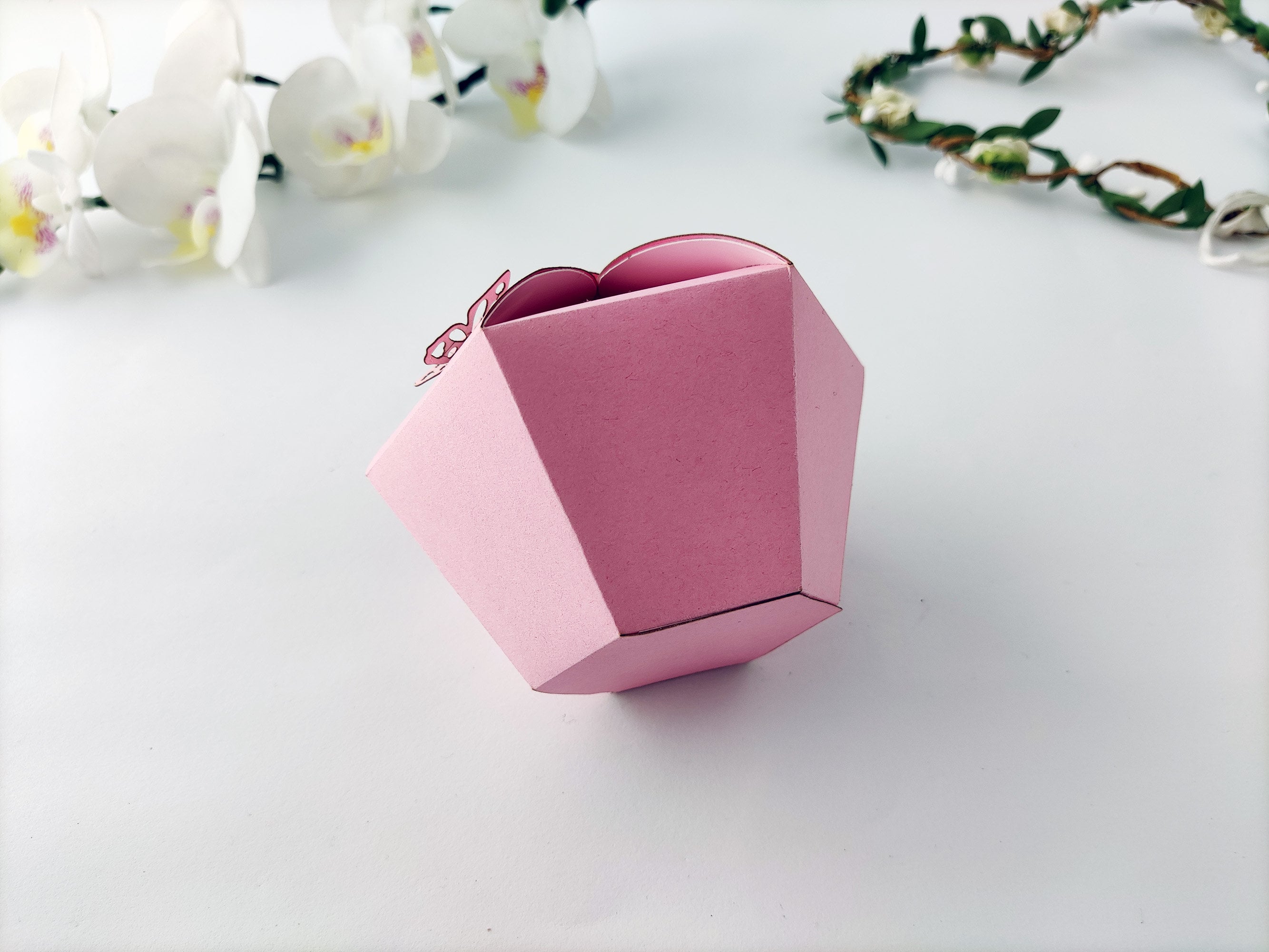 Muffin Box Printable Box Template Gift Cake Box Cut | Etsy