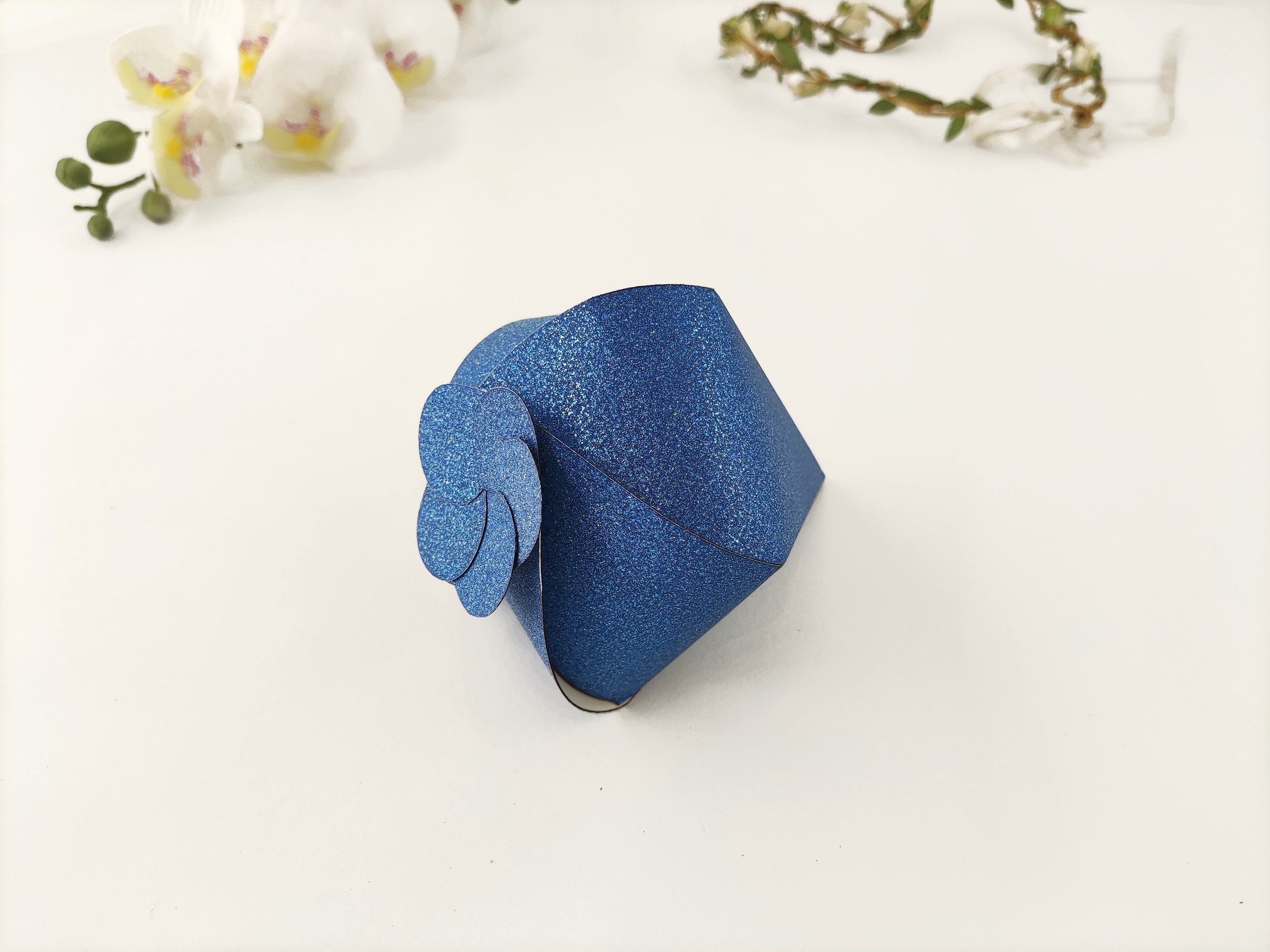 Flower Box Printable Box Template Gift Box Cut Pattern Downloadable ...